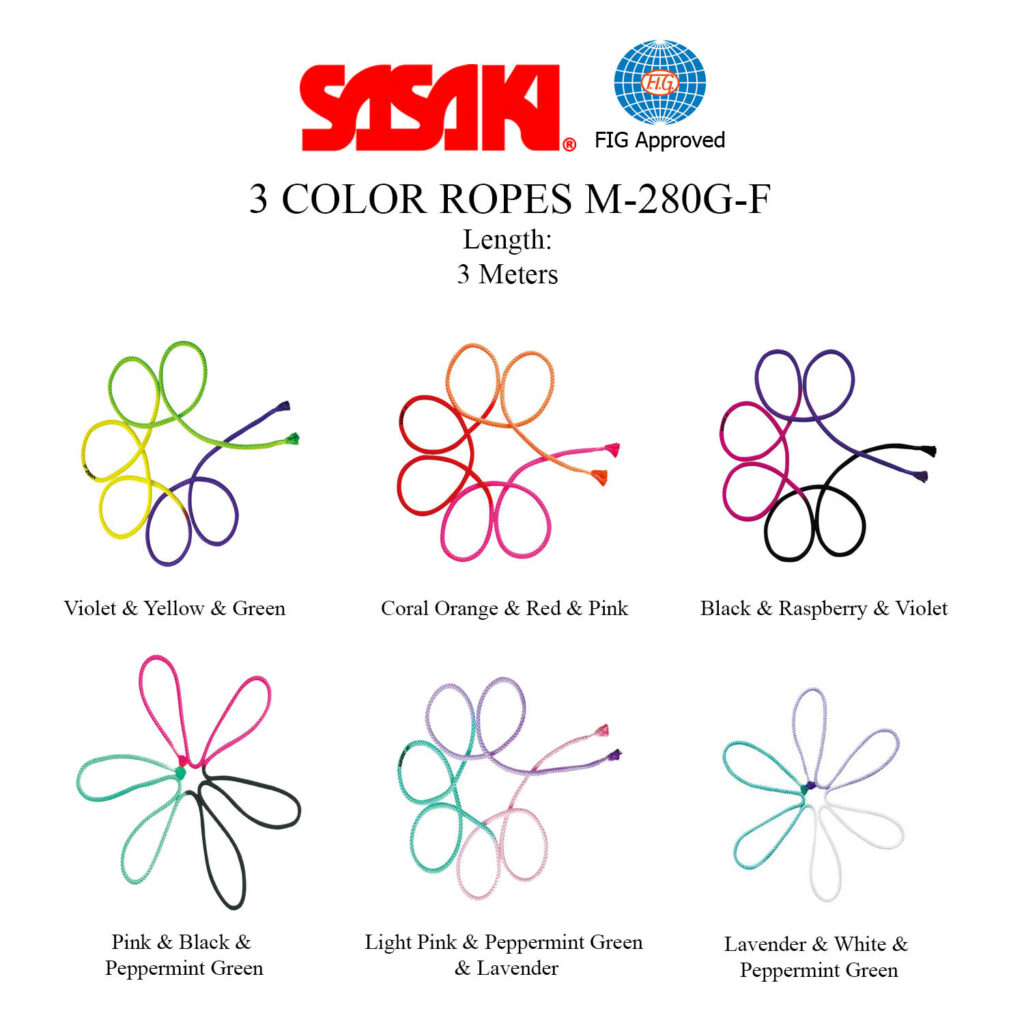 Sasaki 3 Color Ropes M-280G-F | Jenerg