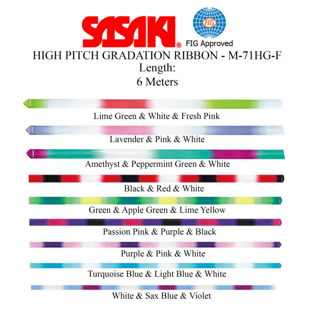 Sasaki High Pitch Gradation Ribbon M-71HG-F | Jenerg