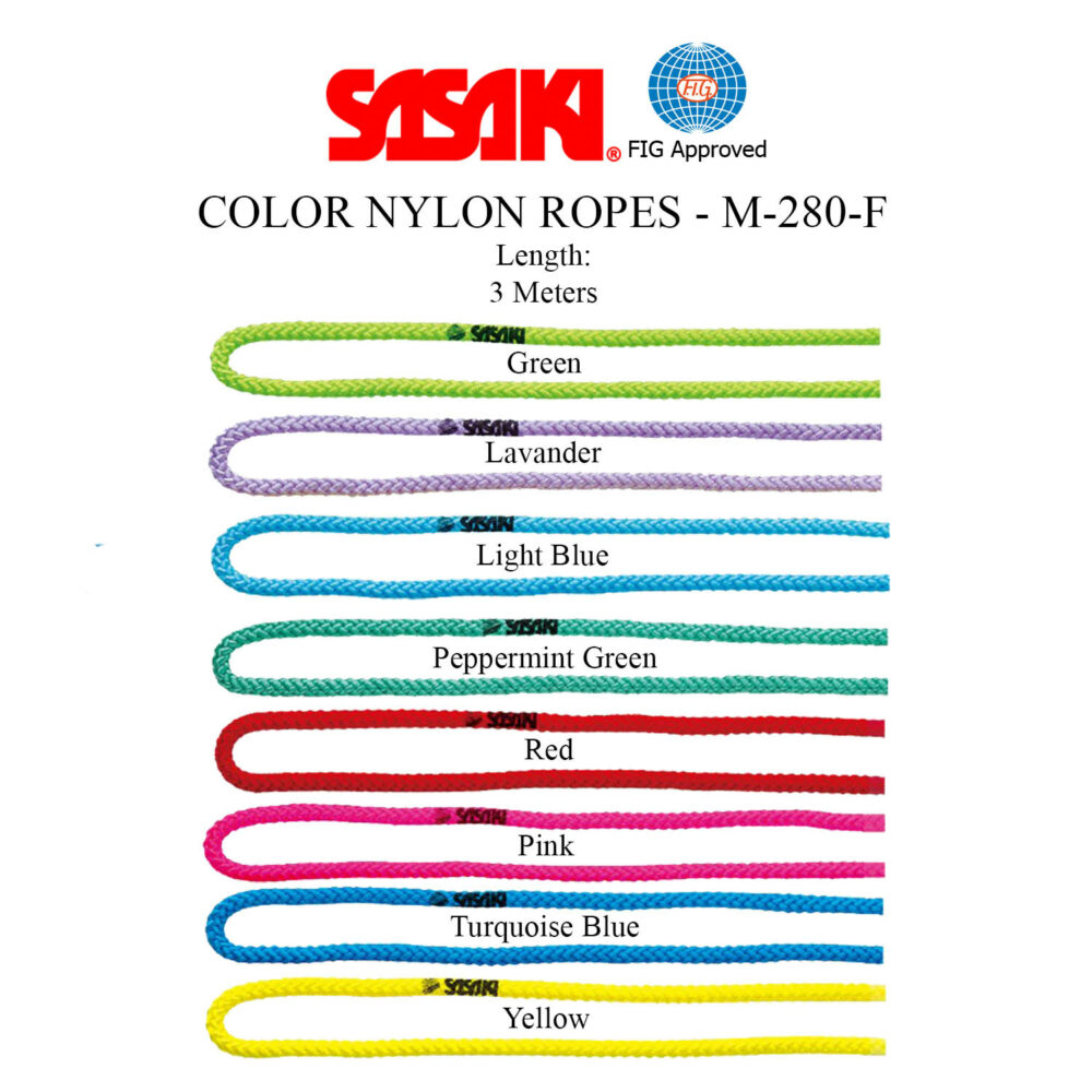 Sasaki Color Nylon Ropes M-280-F | Jenerg