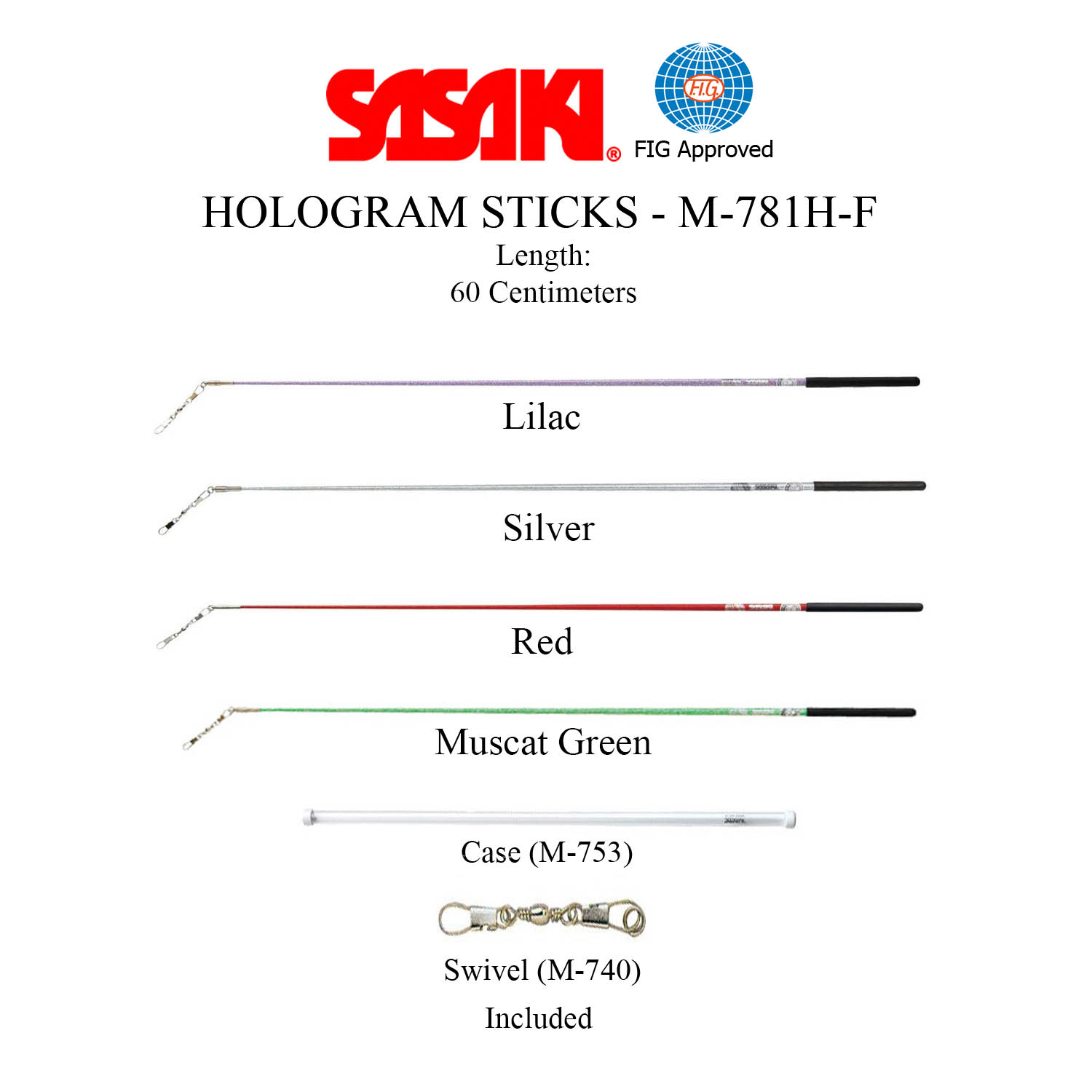 Sasaki Hologram Sticks M-781H-F | Jenerg