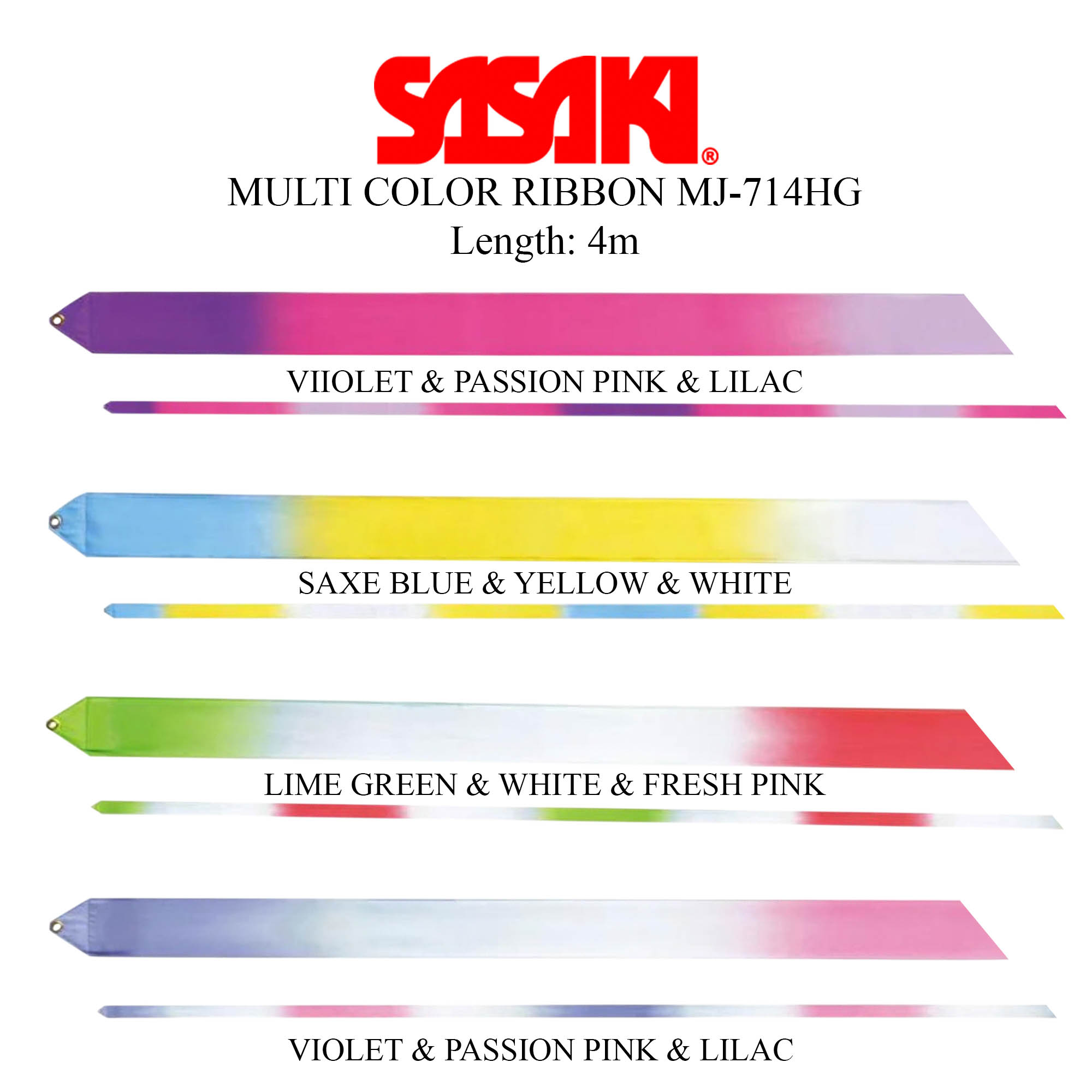 SASAKI - High Pitch Gradation Ribbon (4m) - MJ-714HG | Jenerg